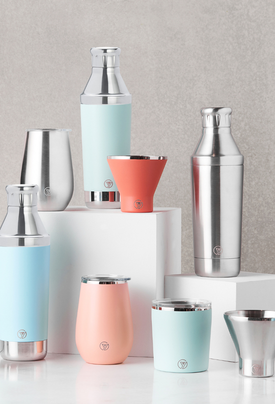 YDRINK Stylish Cocktail Shakers, Barware Tools & Shatterproof Tumblers